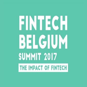 FinTech Belgium Summit 2017 - Award and Closing Ceremony | PPT