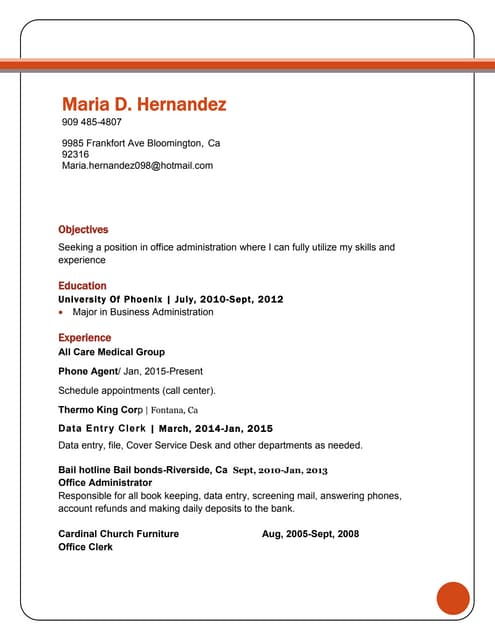 Professional Resume | PDF