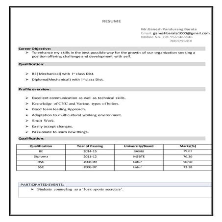 Ganesh resume - Copy | DOCX | Technology & Computing