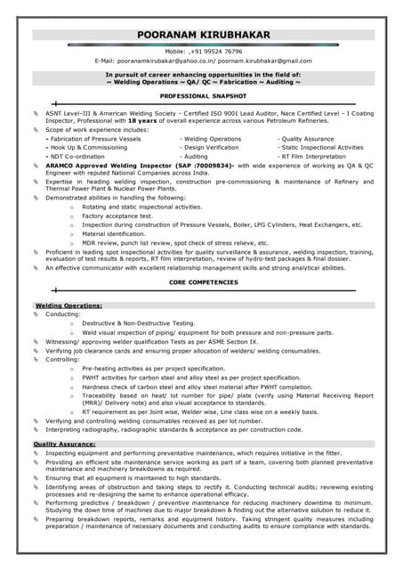 Saudi Aramco Inspection Checklist (SAIC) | PDF