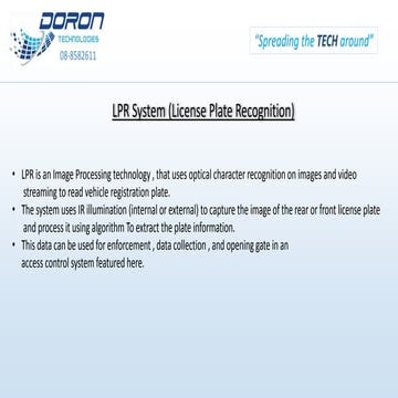 LPR System English | PPTX