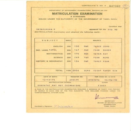 10th marksheet | PDF