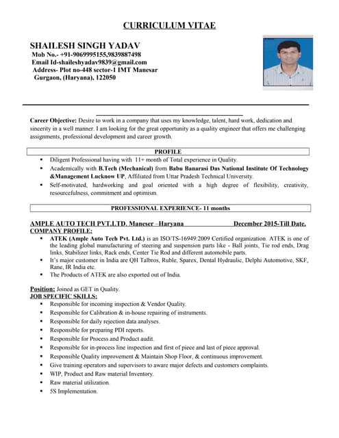 Production resume vikram | PDF