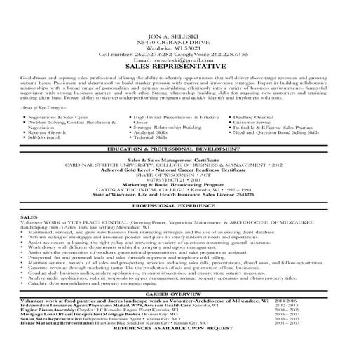 SALES REPRESENTATIVE(Jon Seleski)1 | DOCX