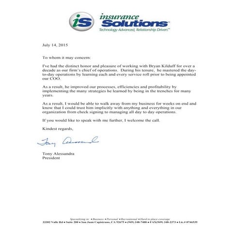 10 letters of Reference | PDF