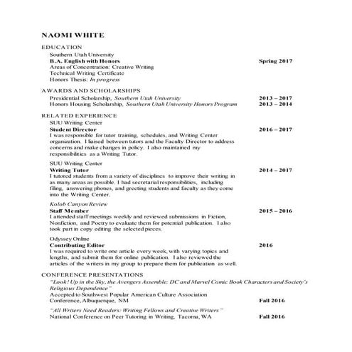 Hayley Buckman's Resume | DOCX