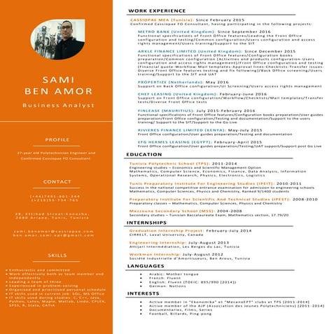CV_SAMI BEN AMOR | PDF