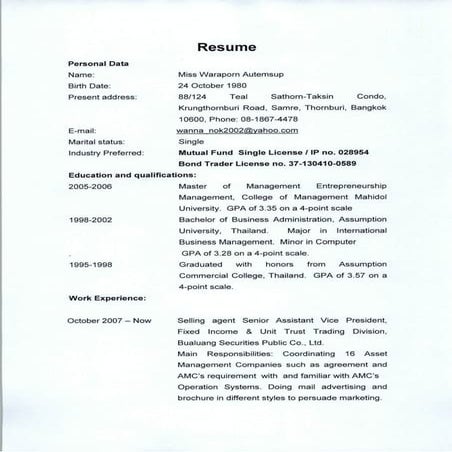 Resume | PDF