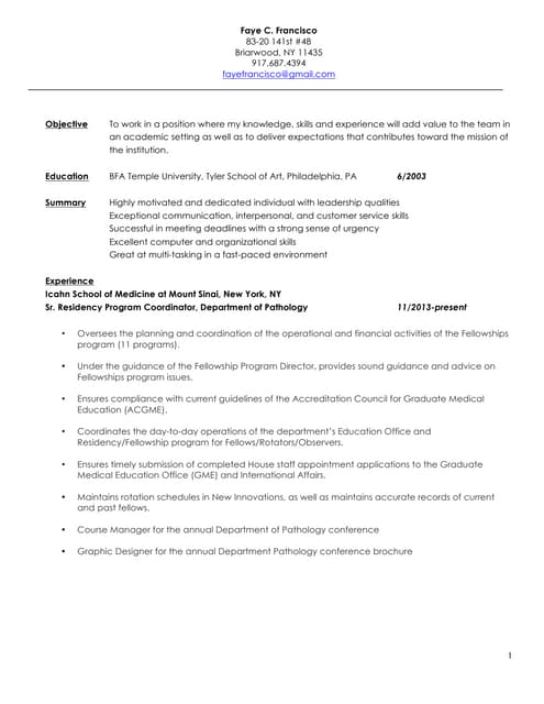 Gibbs, Melissa resume_2015 | PDF