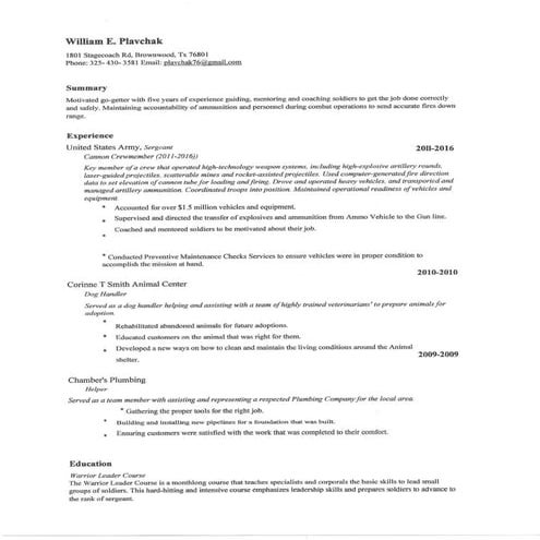 updated resume | PDF