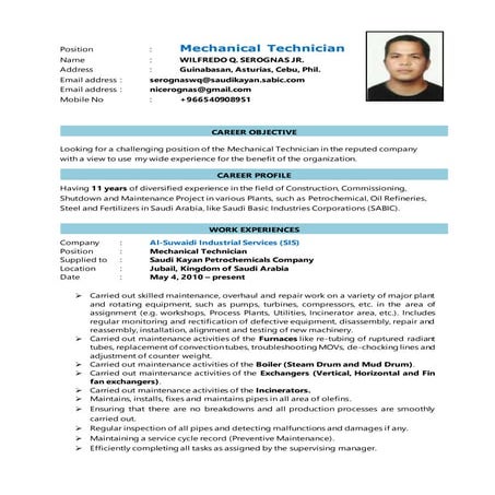 Willy Jr CV - Sept 2016 | PDF