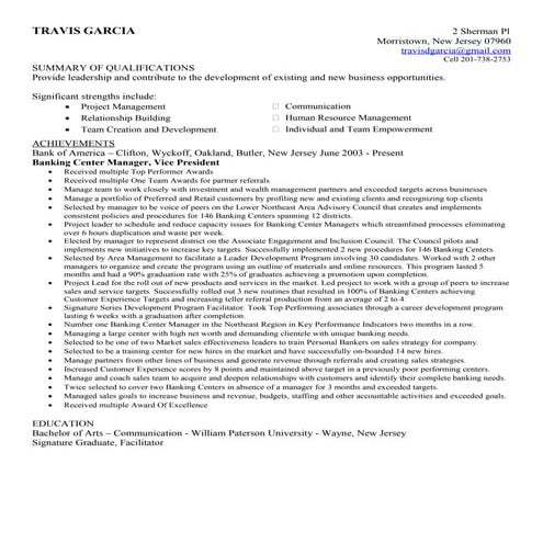 Professional Resume 2015 | DOC | Business Administration | Business