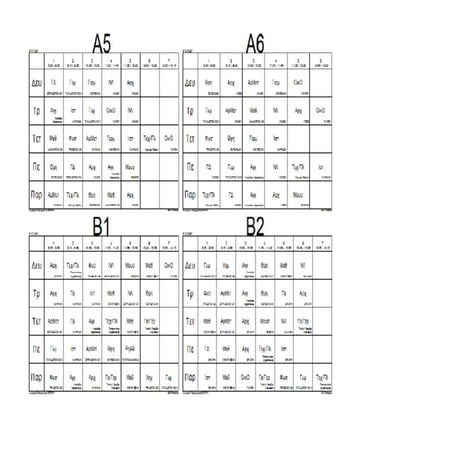 A5, a6, b1, b2 | PDF