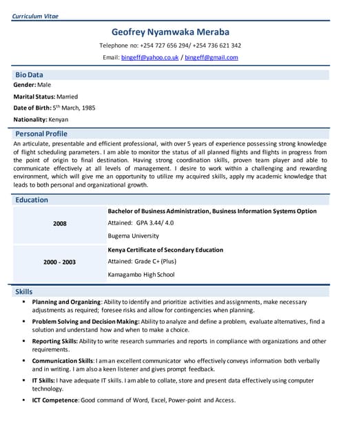 Zeid CV 2016 | PDF | Technology & Computing