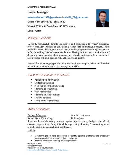 Lina Mohamed CV | PDF