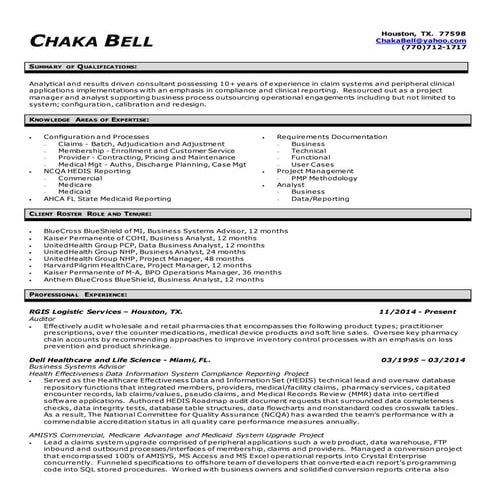 Chaka Bell_Tx_Resume_4 | DOCX