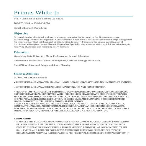Resume of D.Doyon | DOCX