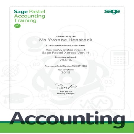 Pastel Certificate | PDF