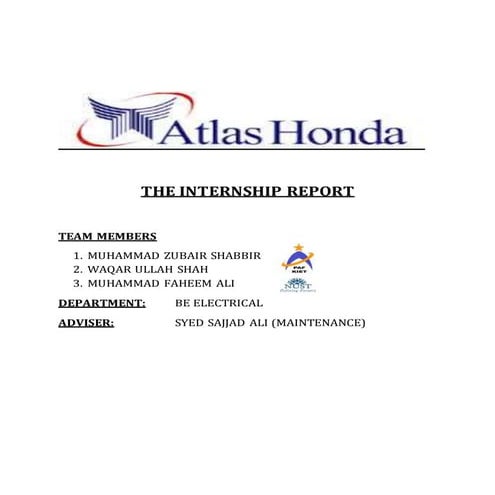 Internship report | PDF