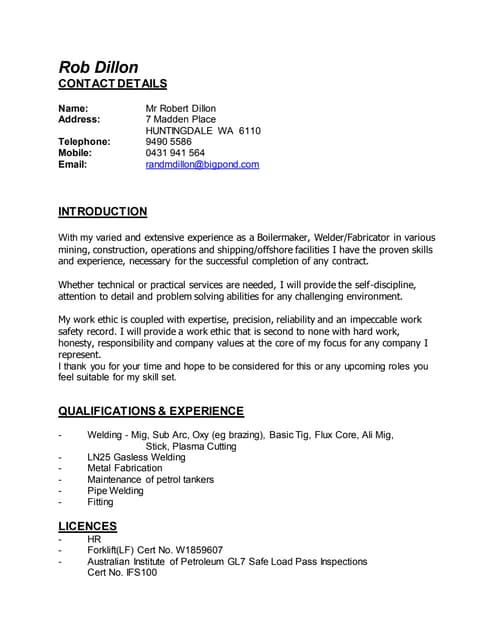 resume | RTF | Civil Engineering Industry | Industries