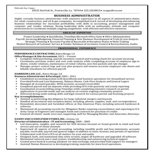Deborah Cappo Resume 2014 | DOCX