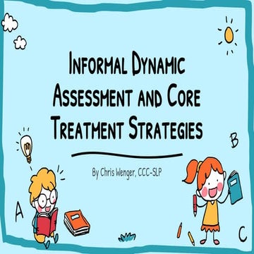 Informal Dynamic Assessment | PPT