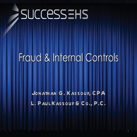 Fraud & Internal Controls | PPT
