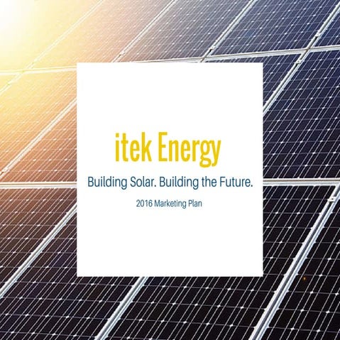 itek Energy_Marketing Strategy Powerpoint (1) | PDF | Business | Business and Finance