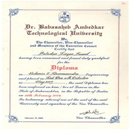 Diploma_Certificate | PDF