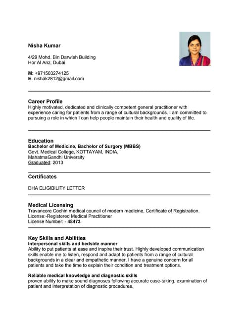 RESUME Dr Anvarsalim BHMS | DOCX | Physical Therapy | Wellness