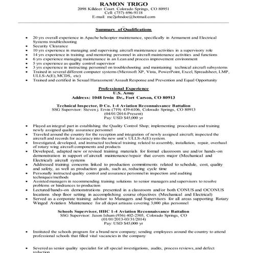 mark amt resume | PDF