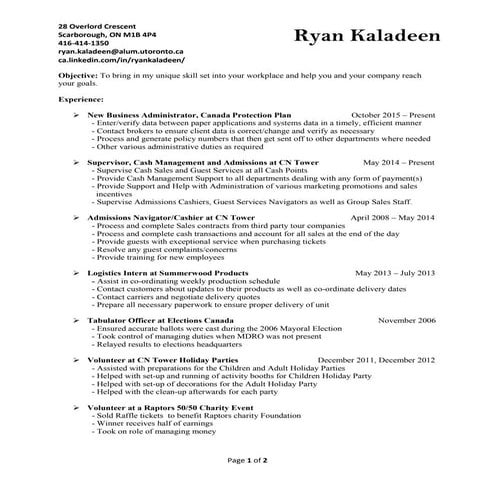 Resume | DOCX