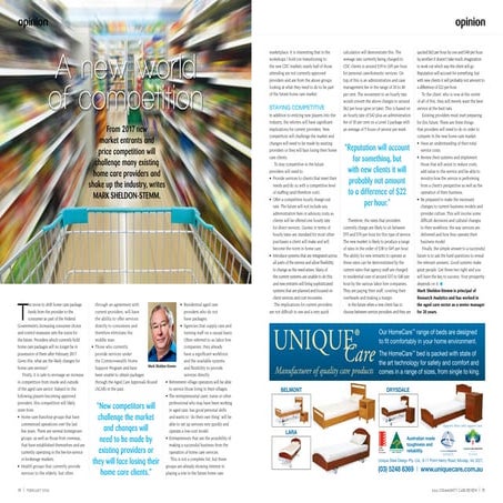 Home Care Article - Mark Sheldon-Stemm - March 2016 | PPT