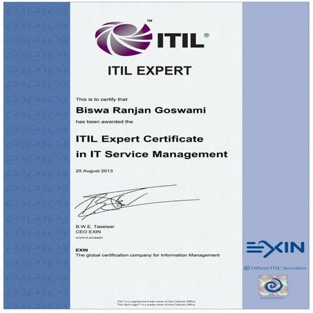 ITIL Expert | PDF