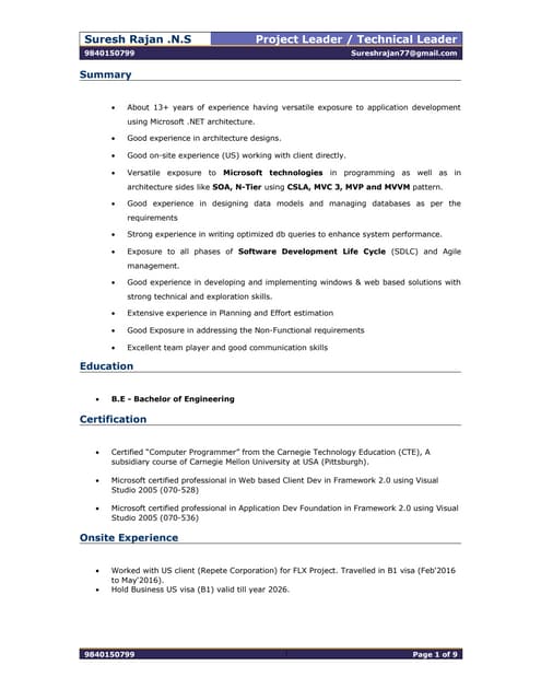 Asha Jacob_Resume | DOC | Operating Systems | Computer Software and ...