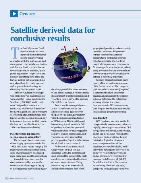 Overview of how GRACE satellites measure mass changes | PPTX ...