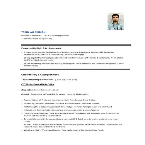 Tariq Siddiqui Resume | DOCX