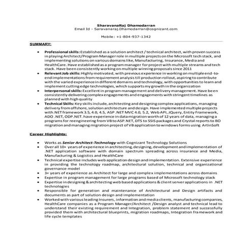 SaravanaRaj Dhamodarran-SA | PDF