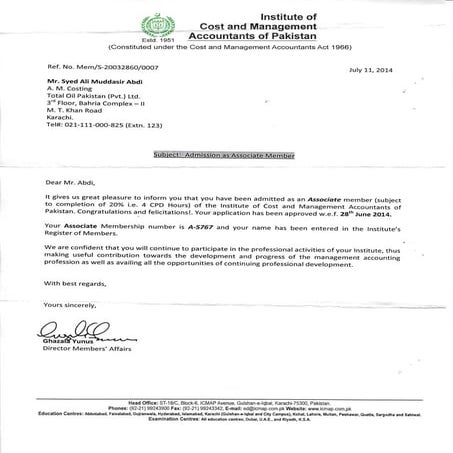 Admission to Member ACMA.PDF