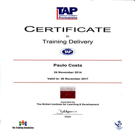 TAP CERT | PDF | Education