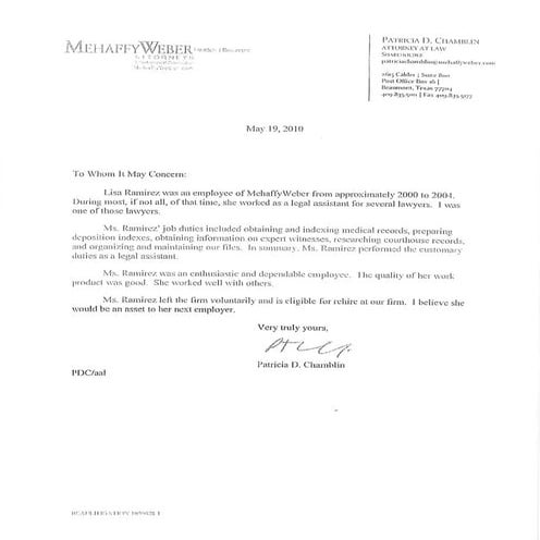 Letters of Reference | PDF