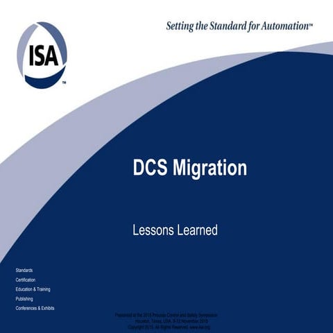 DCS Migration Lessons Learned | PDF