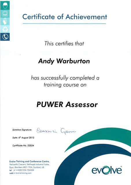 Manual Handling assessor | PDF