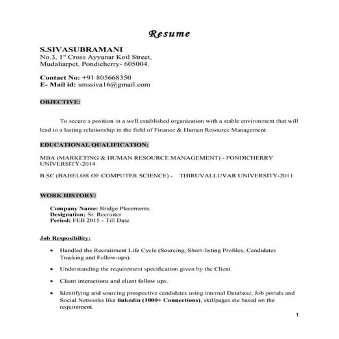 amer(cv) | PDF