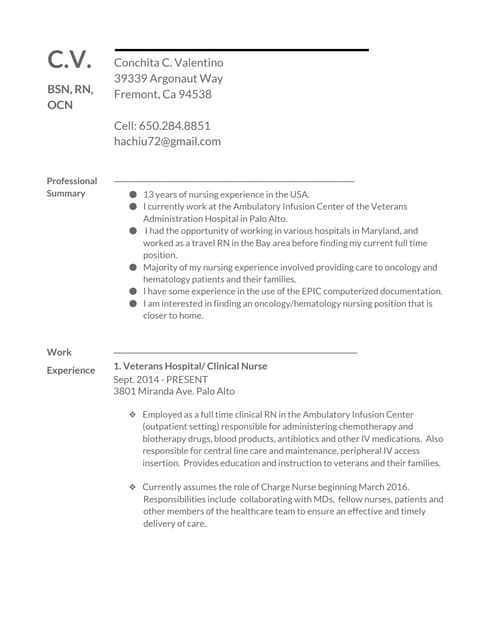 Eliana Basic Resume 2016 | DOC
