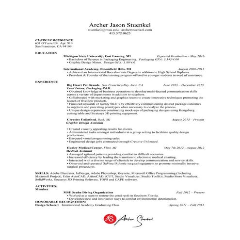 Schaible, Michelle Resume | DOCX