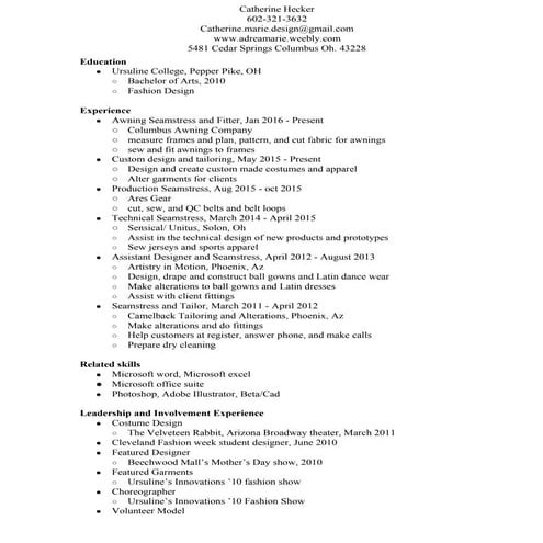 Keith Graham Resume 2-16 | DOC