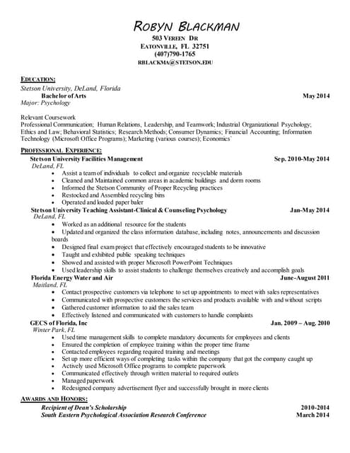 Application Resume (Final) | PDF