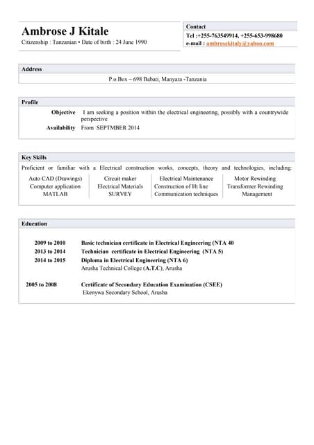 Ambrose John presentations