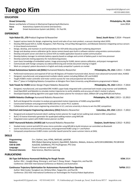 Benjamin Resume | DOCX